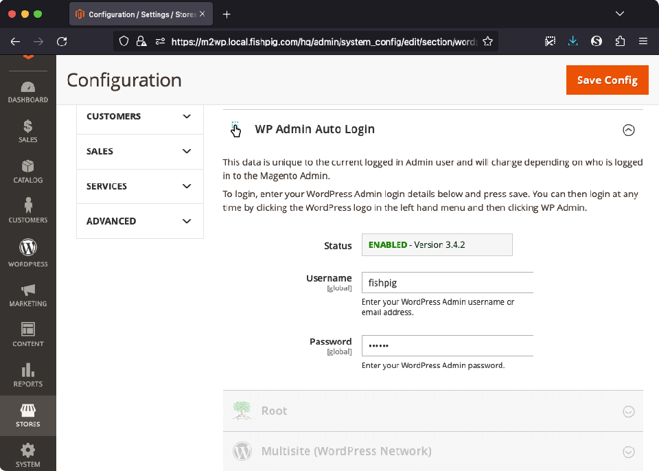 1 Click WordPress Admin Login | Magento 2 WordPress Integration | FishPig 1 Click WordPress Admin Login | Magento 2 WordPress Integration | FishPig
